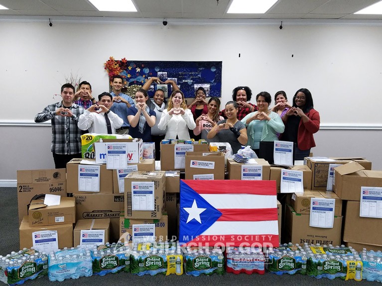 Puerto Rico Disaster Relief Drive - World Mission Society Church of God